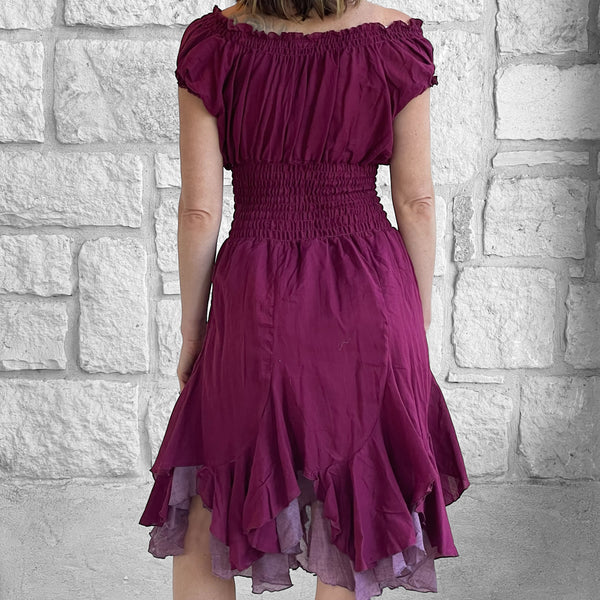 'Willow' Renaissance Dress - Maroon – Zootzu Garb