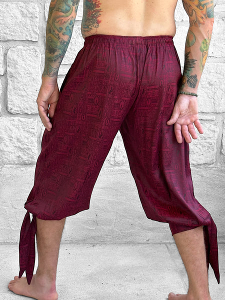 'Buccaneer Pants Silk' - Red – Zootzu Garb
