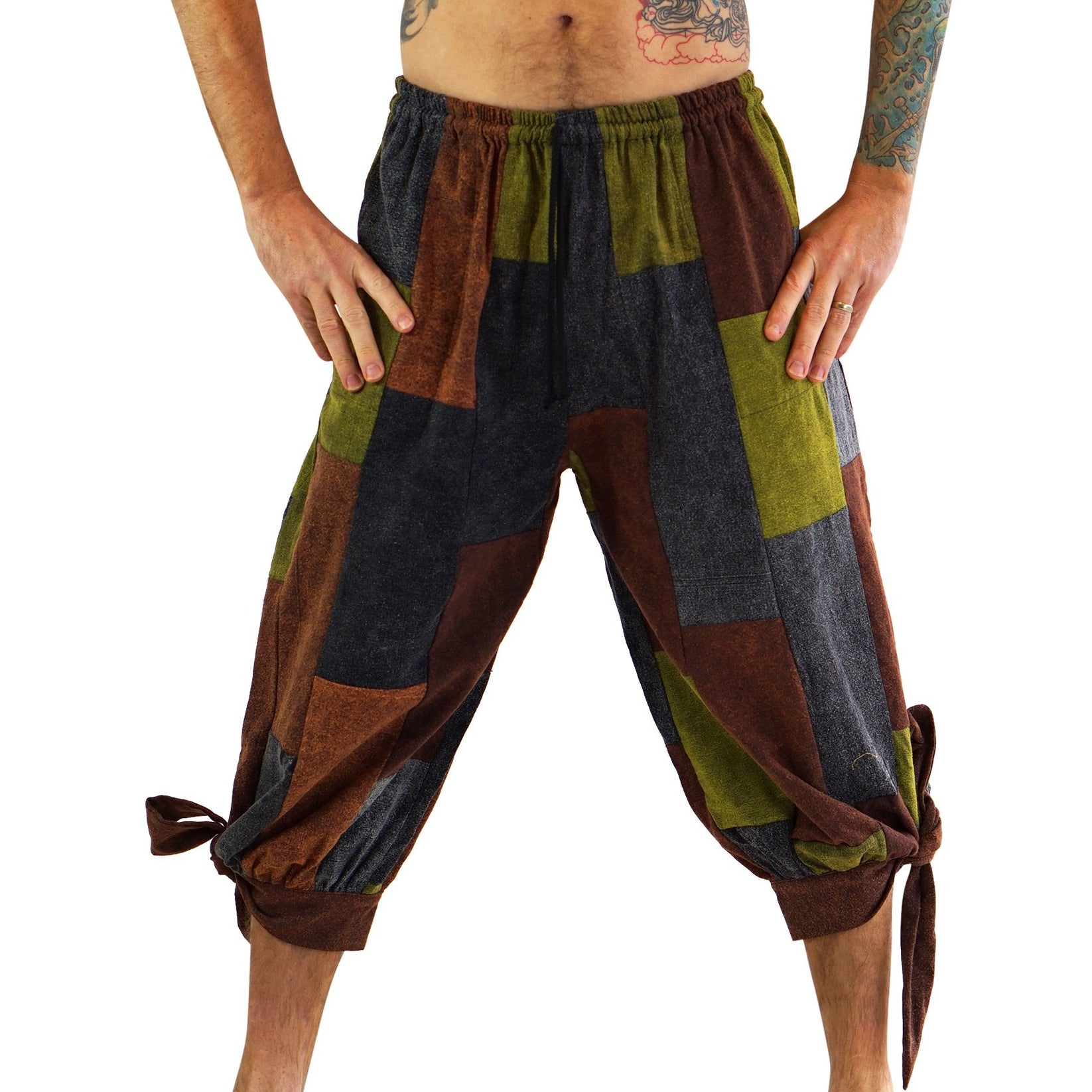 Buccaneer Pants - Stone Patchwork – Zootzu Garb