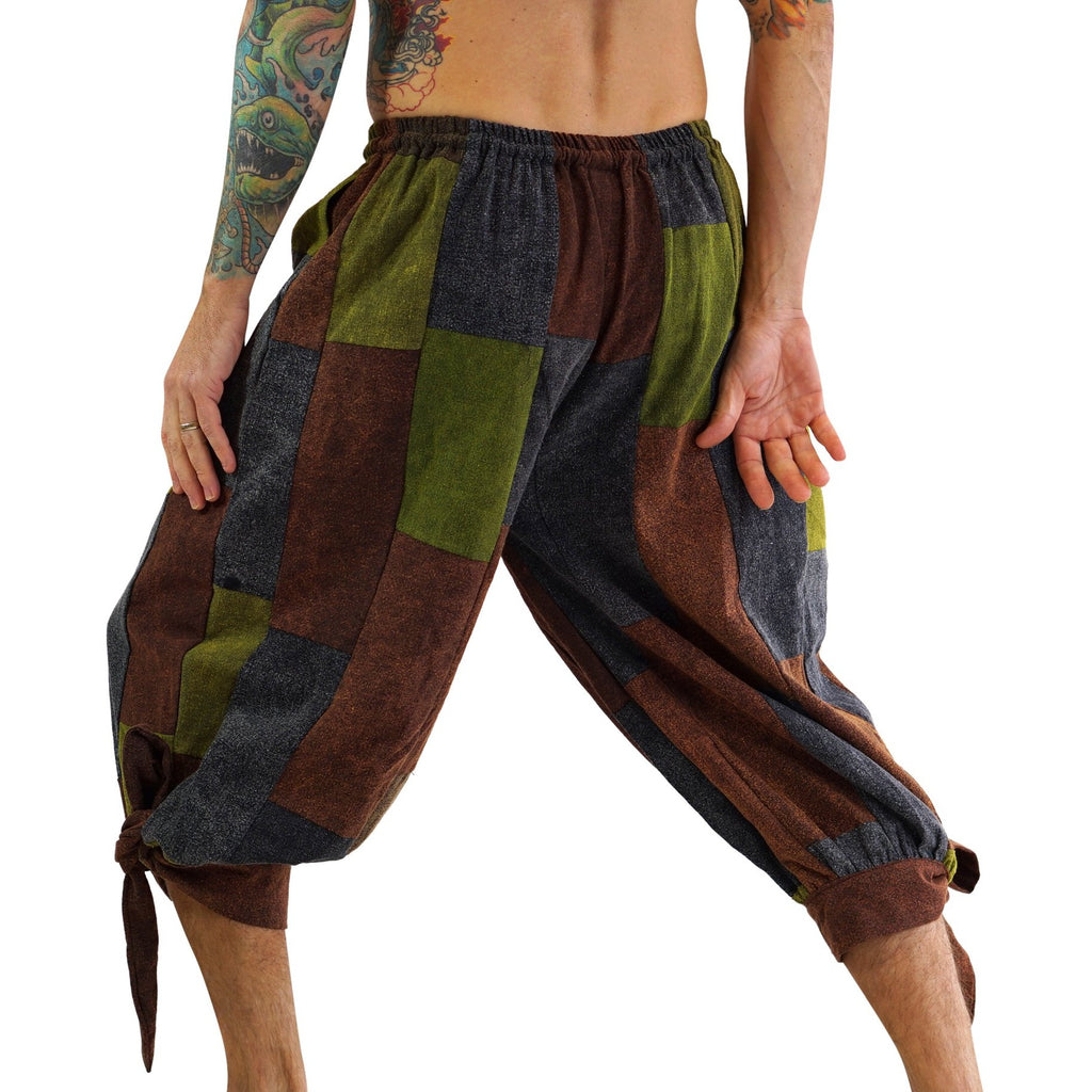 'Buccaneer' Pirate Pants - Stone Patchwork – Zootzu Garb