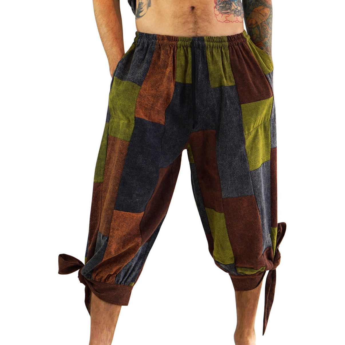 Buccaneer Pants - Stone Patchwork – Zootzu Garb