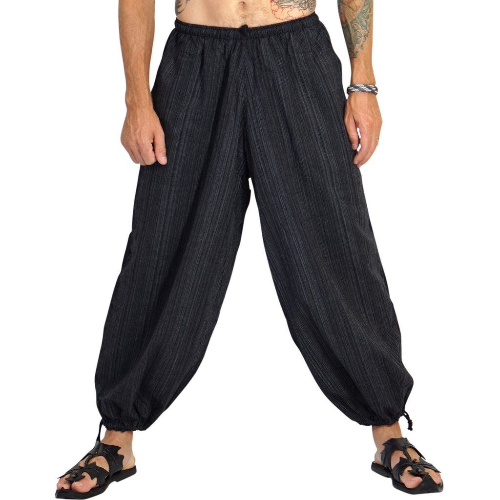 'Baggy Pirate Pants' - Striped Black – Zootzu Garb