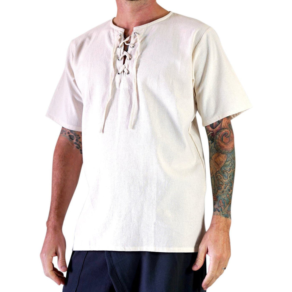 'Freeman' Medieval Viking Shirt - CREAM – Zootzu Garb