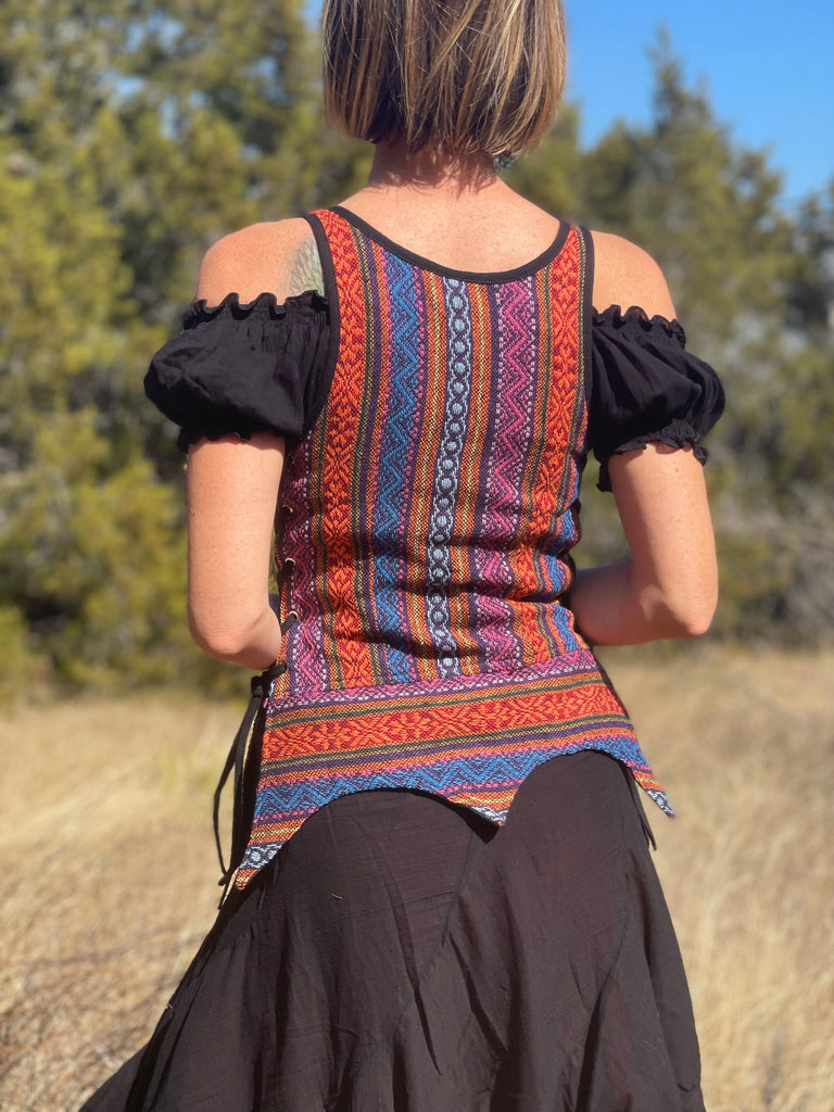 'Long Petal Vest' Viking Bodice - Art Print – Zootzu Garb