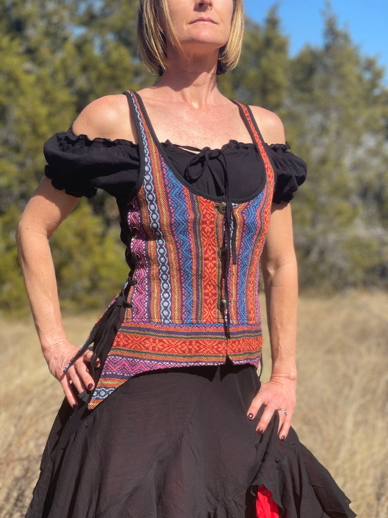 'Long Petal Vest' Viking Bodice - Art Print – Zootzu Garb